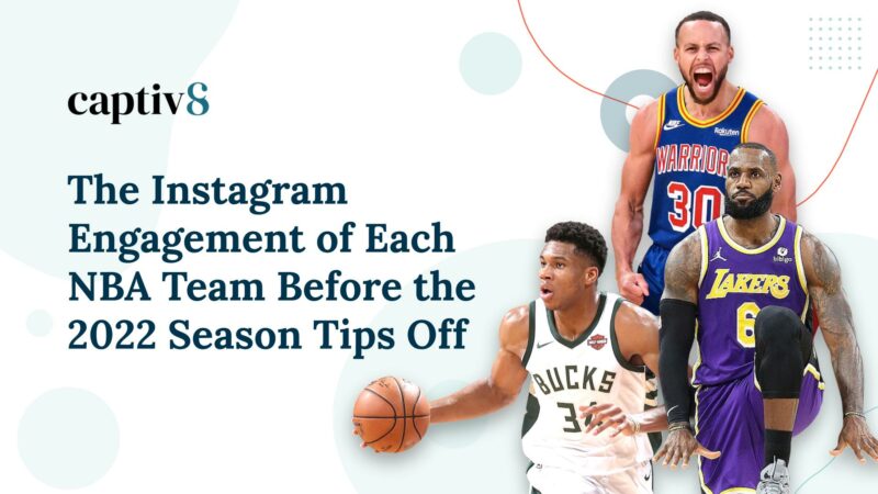 NBA Social Media Engagement 2022-23 - Captiv8