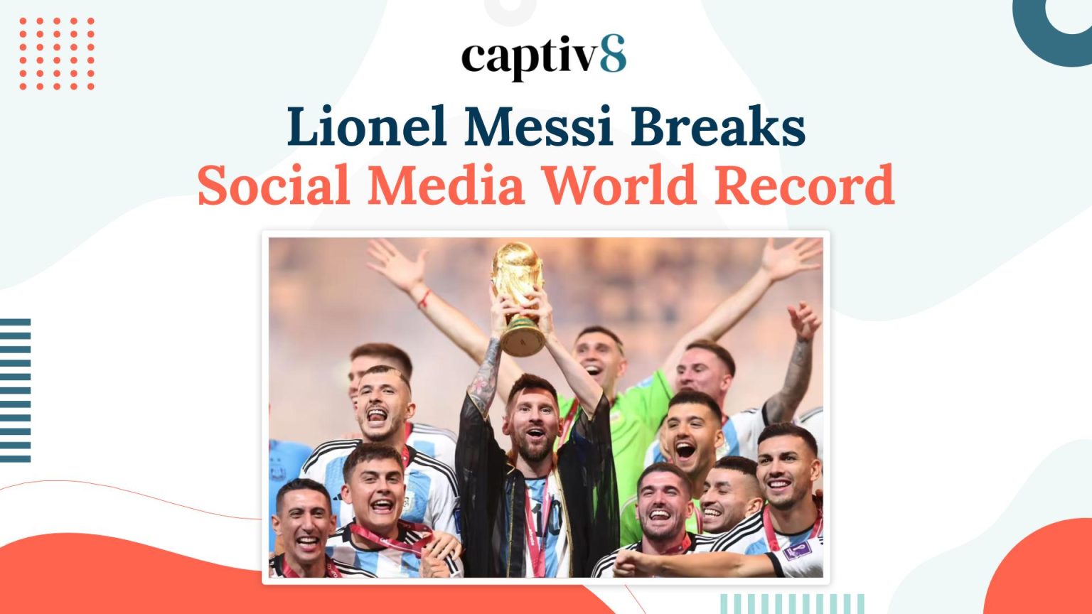 Lionel Messi Breaks Social Media World Record - Captiv8